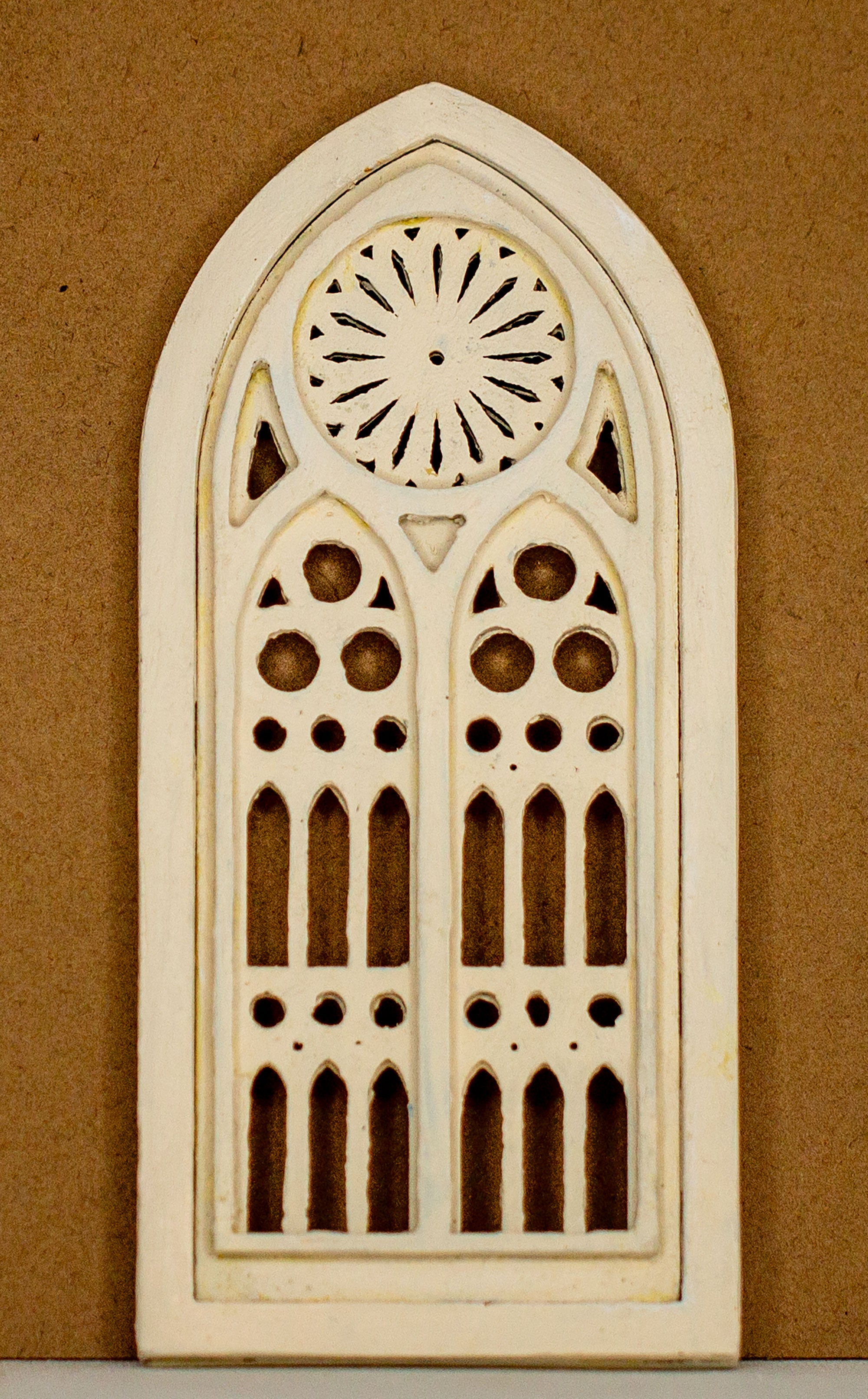 Miniature Gothic Style Arched Tracery Window - Style 'C' - 1-6, 1-12 a ...
